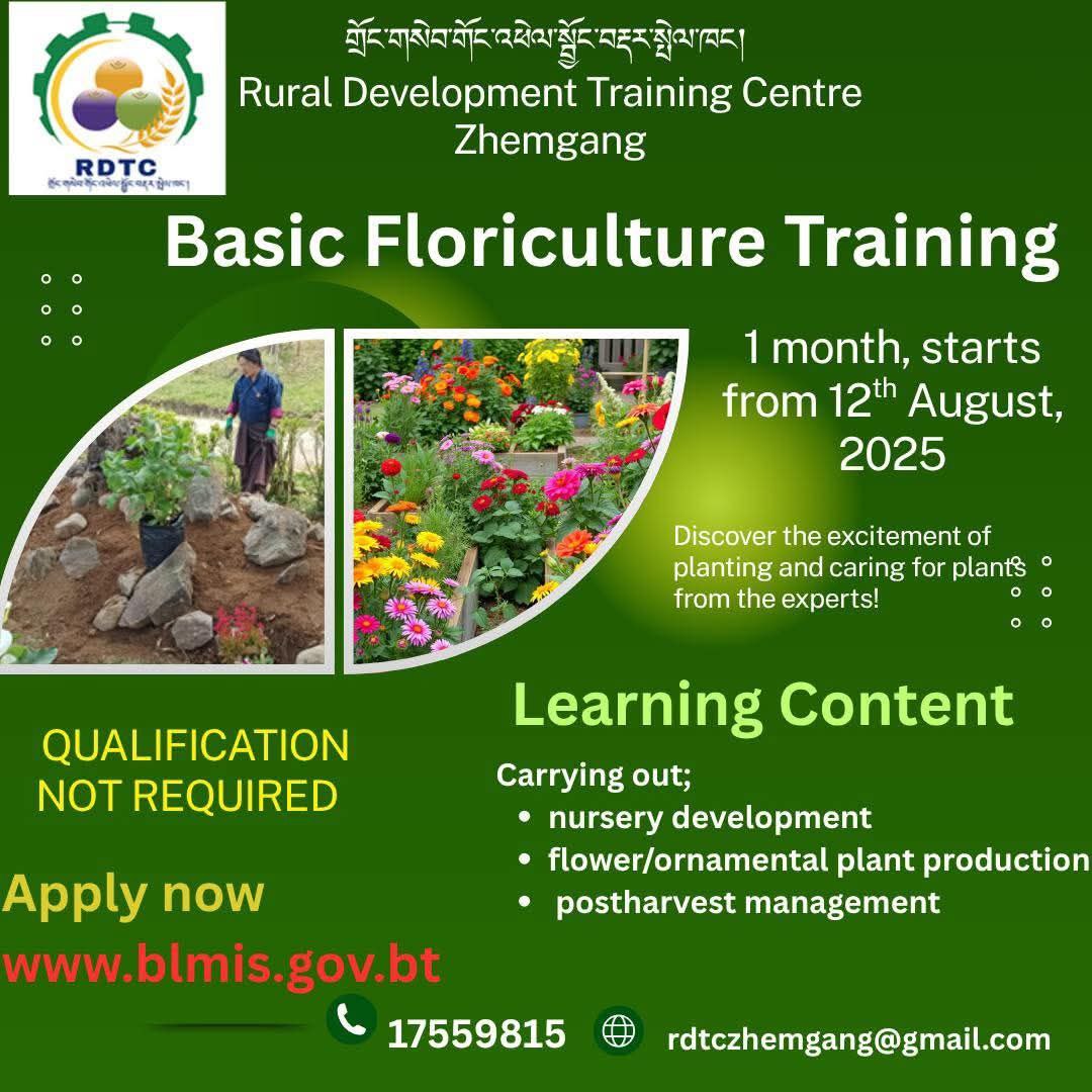 Basic Floriculture Training at Rural Development Training Centre ...